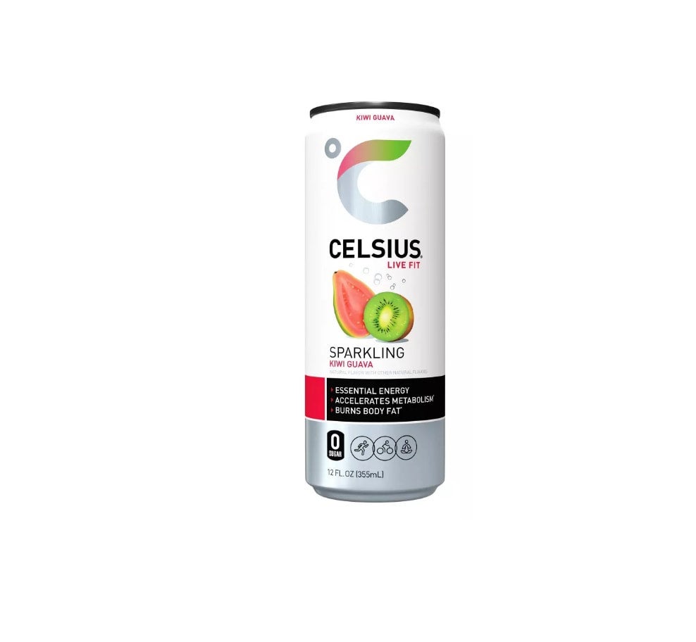 Celsius Sparkling Kiwi Guava Energy Drink - 12 fl oz Can | Maine ...