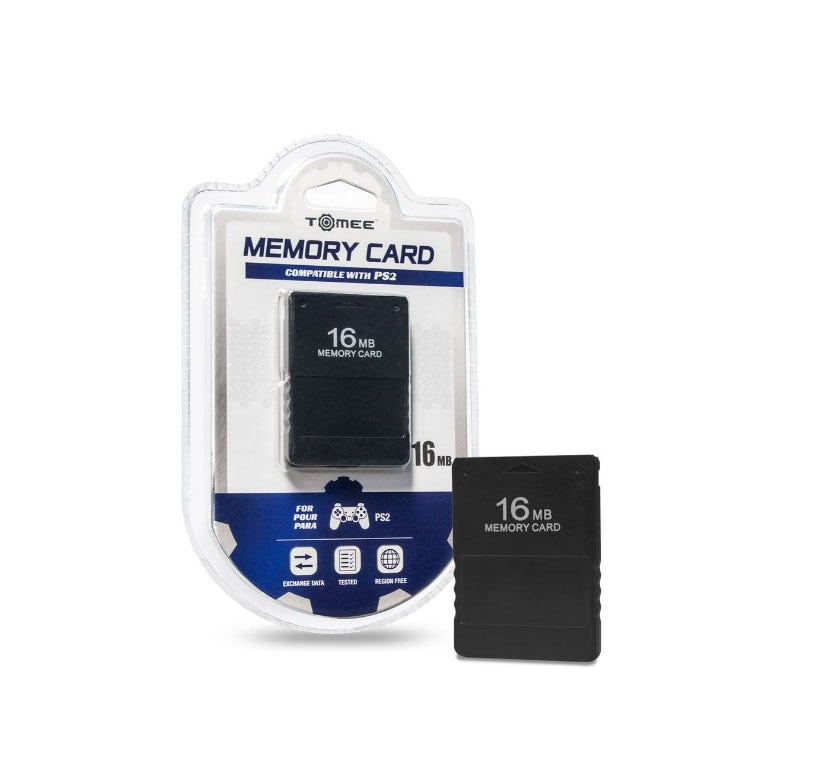 Tomee Memory Card 16MB PlayStation 2 | Maine Vintage Toys