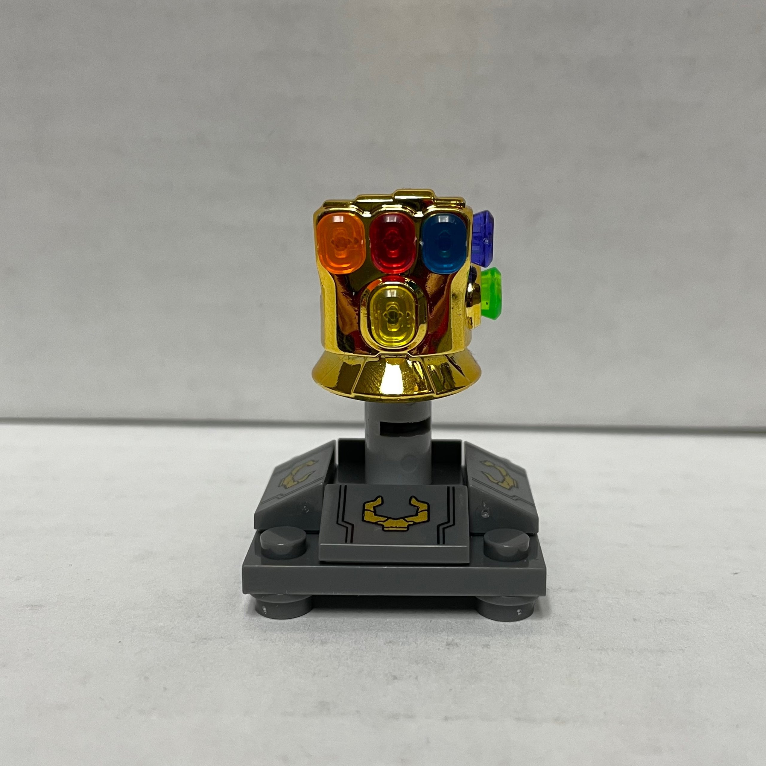 Custom Minifigure Infinity Gauntlet | Maine Vintage Toys