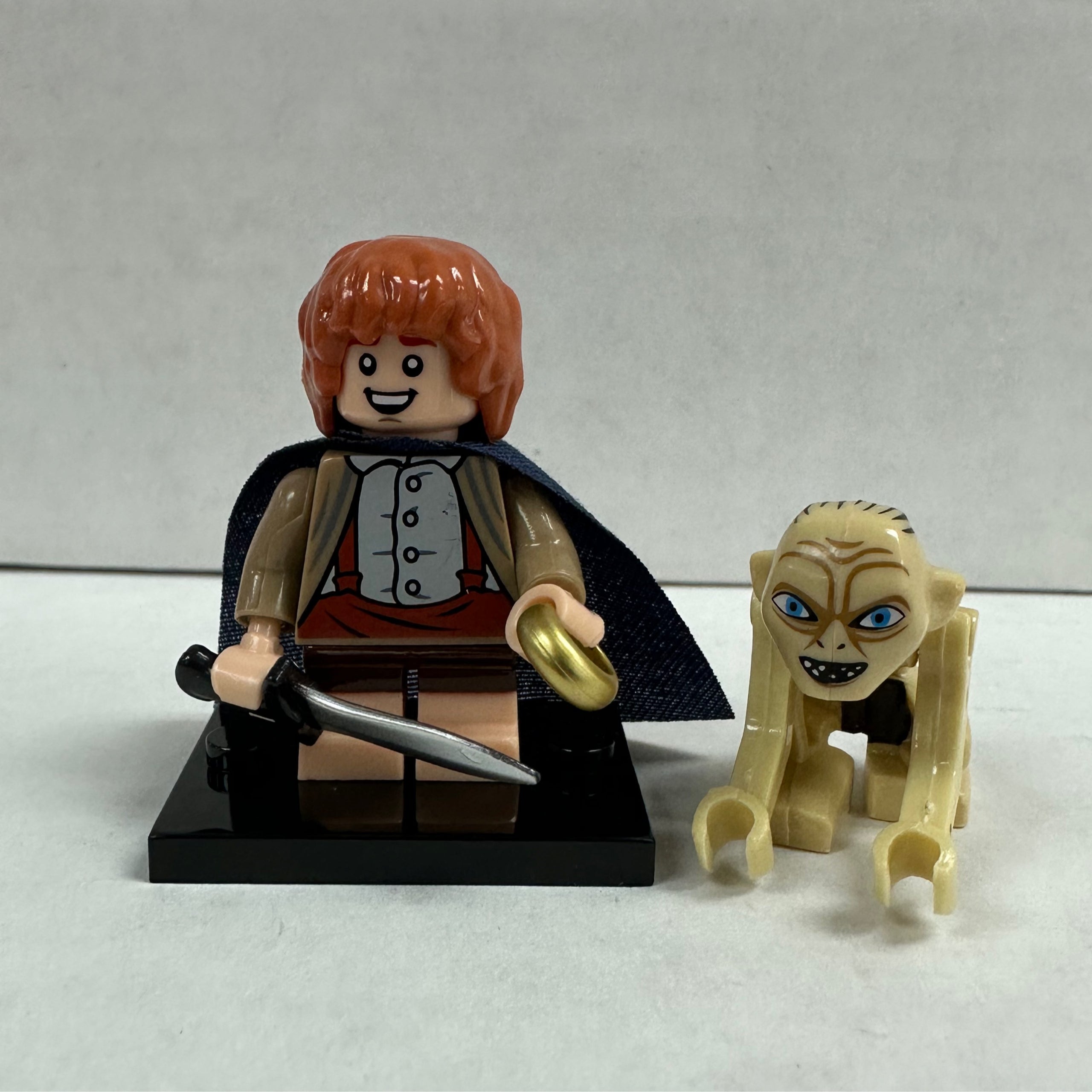Custom Minifigure Lord of the Rings Samwise Gamgee with Gollum | Maine ...