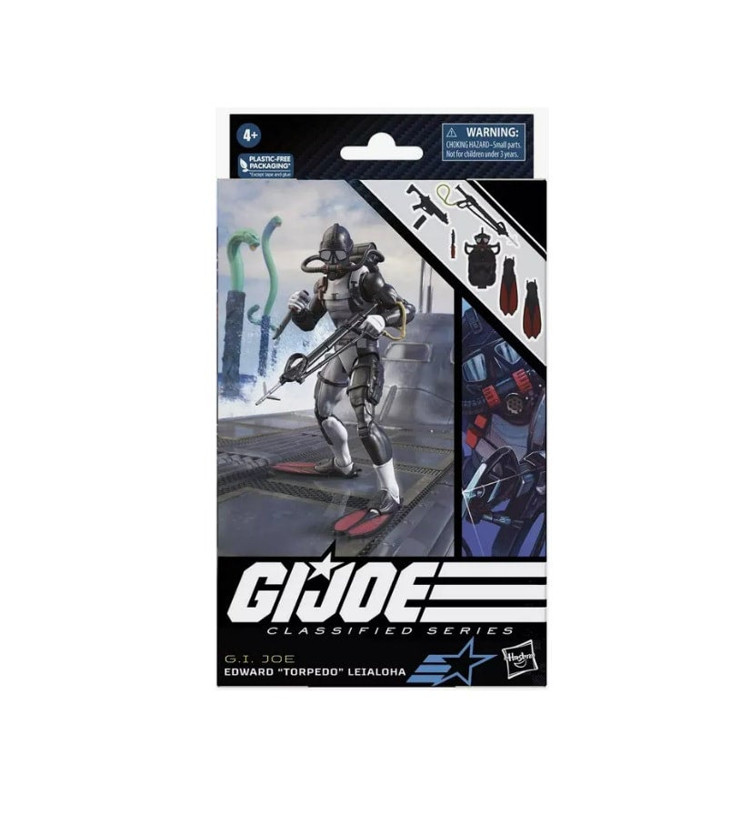 GI Joe Classified Series Edward (Torpedo) Leialoha Action Figure ...