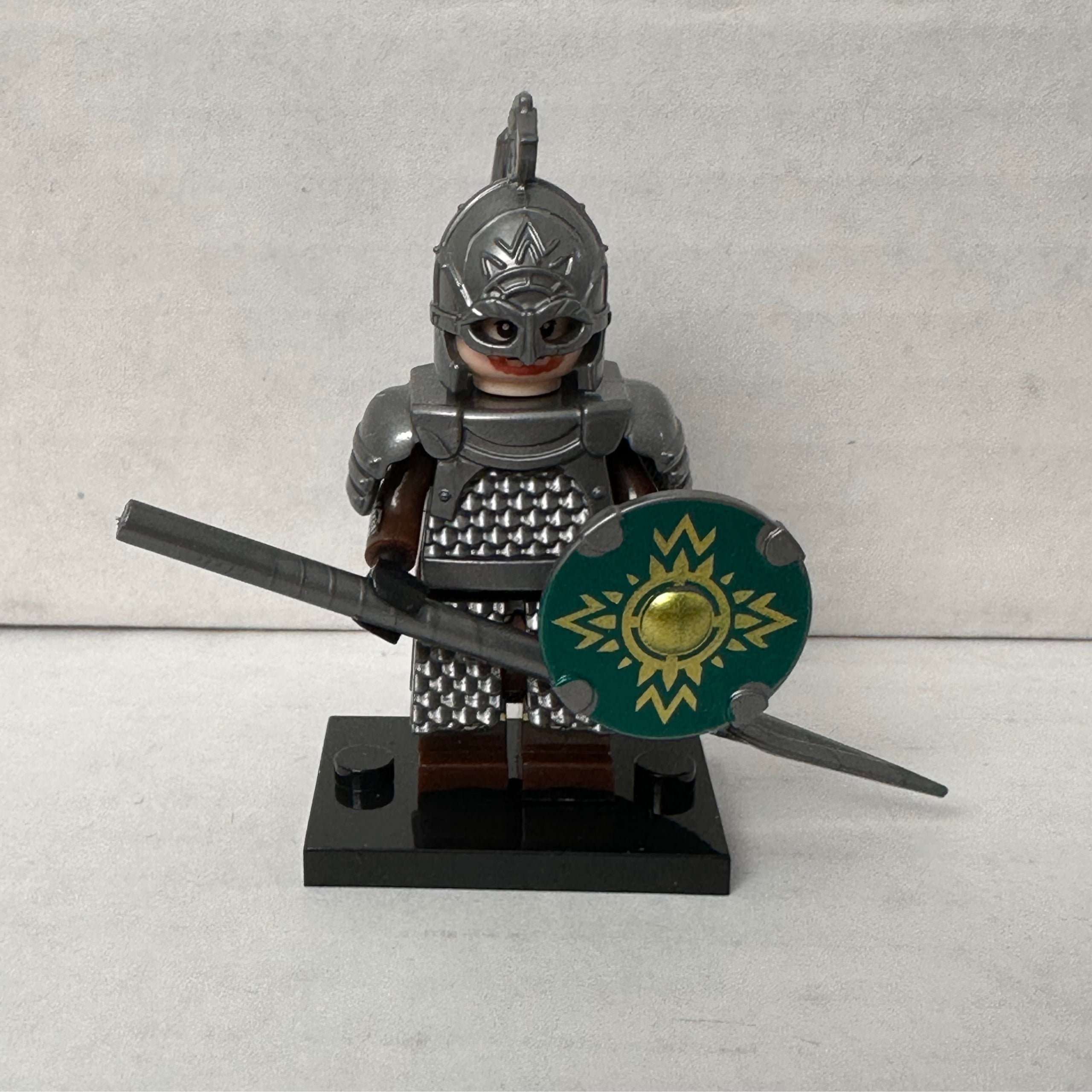 Custom Minifigure Lord of the Rings Rohan Royal Guard | Maine Vintage Toys