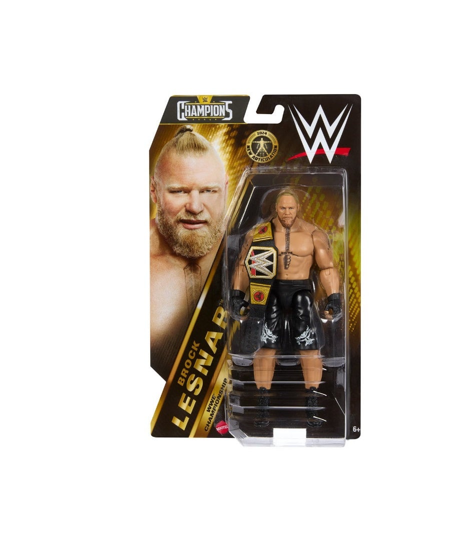 WWE Champions Brock Lesnar Action Figure | Maine Vintage Toys