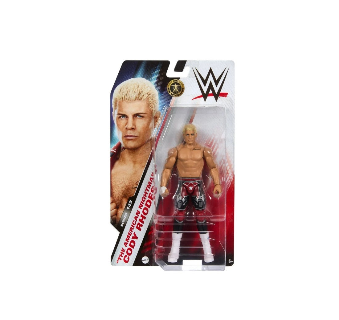 WWE Basic Series 143 "The American Nightmare" Cody Rhodes Action Figure ...
