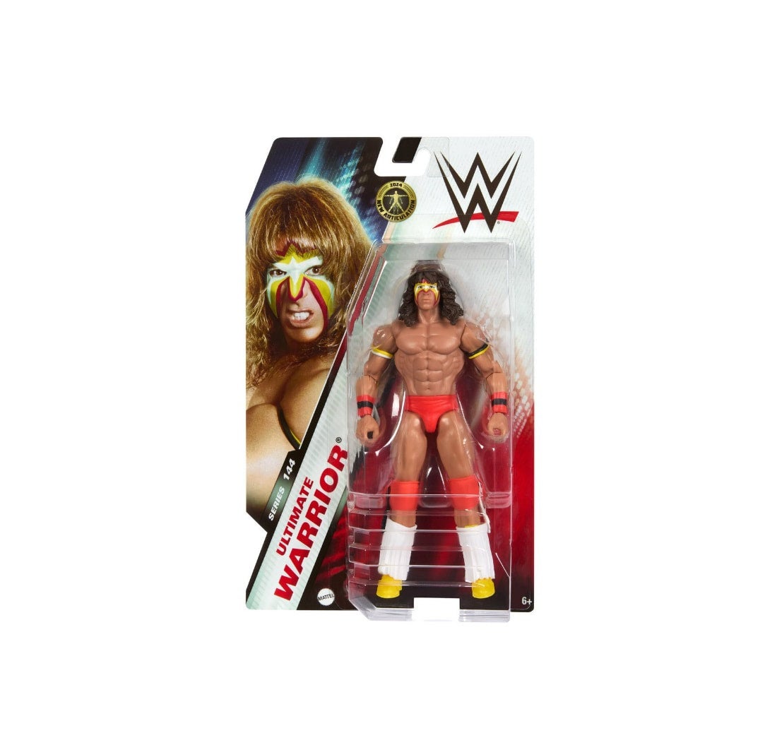 WWE Basic Series 144 Ultimate Warrior Action Figure | Maine Vintage Toys
