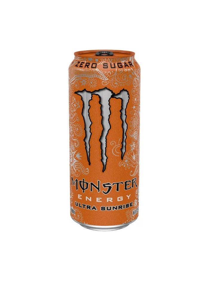 Monster Energy Zero Sugar Ultra Sunrise 16 fl oz Can | Maine Vintage Toys