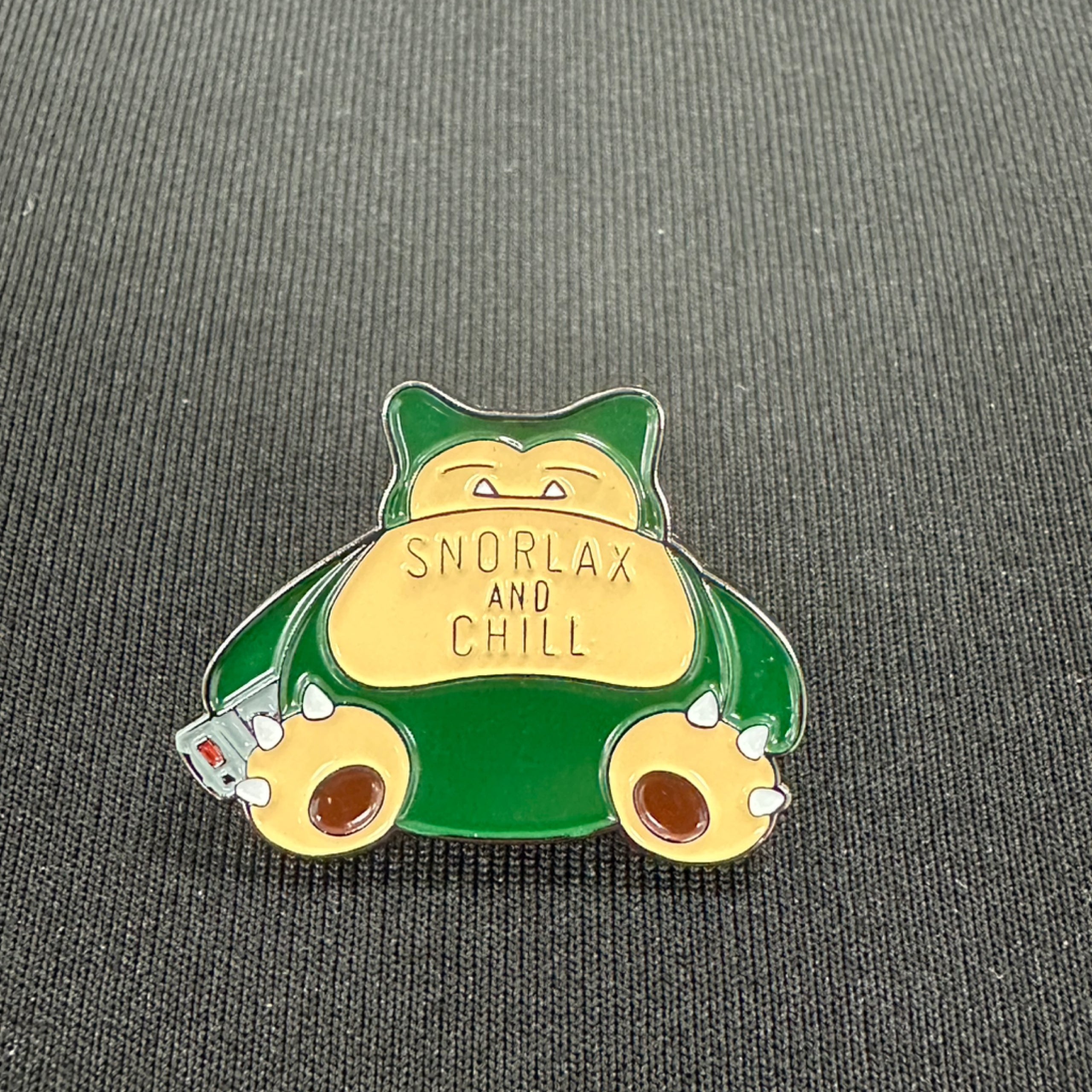 Pokemon "Snorlax and Chill" Pin | Maine Vintage Toys
